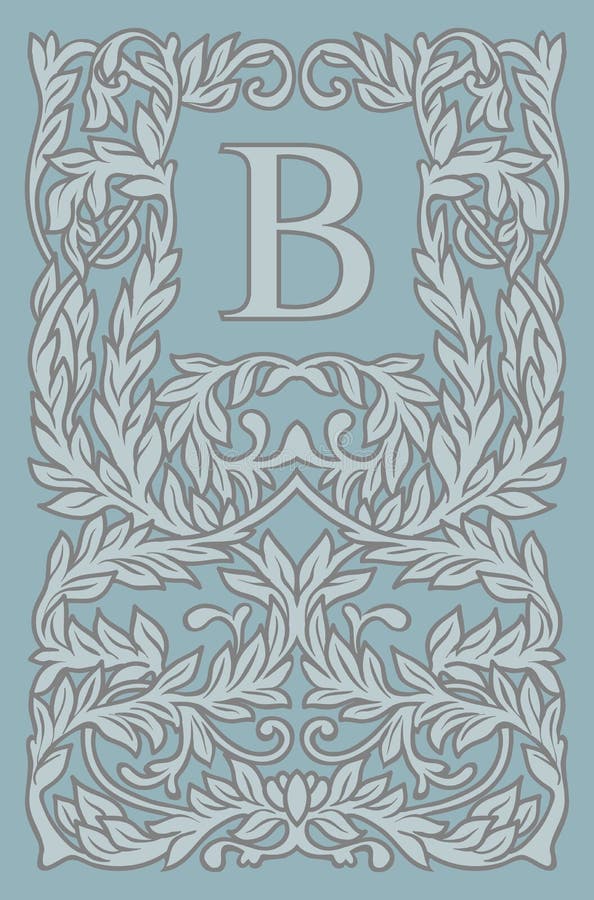 Vintage Floral Frame with Copy Space for Text in Stock Vector ...