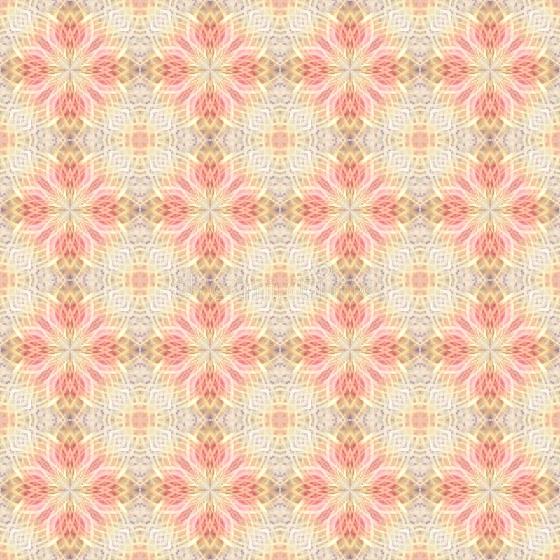 Vintage Floral Repeat Pattern Stock Illustration - Illustration of ...