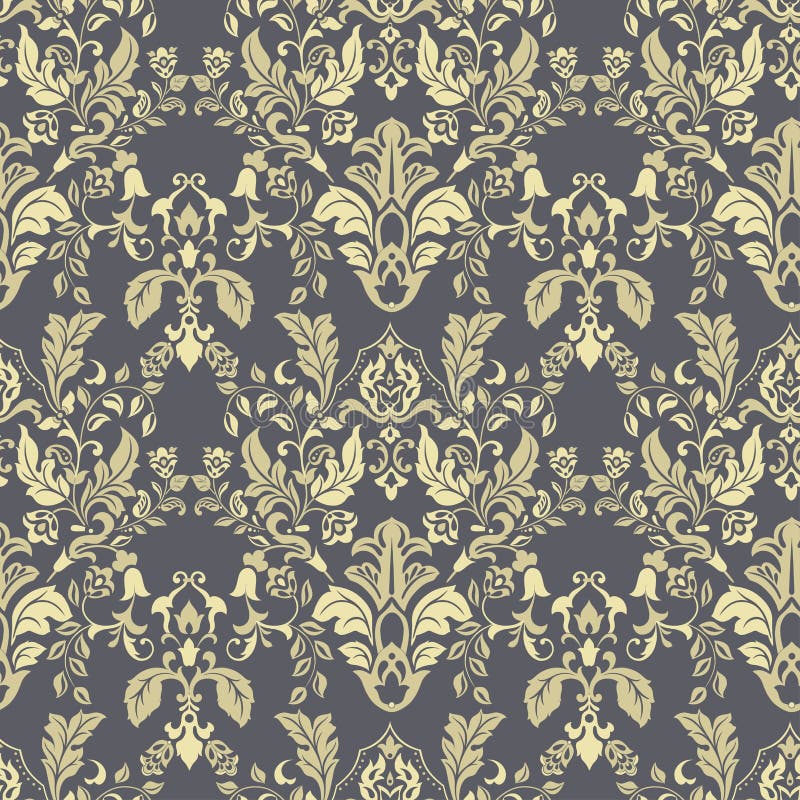 Vintage Floral Seamless Patten. Classic Baroque Wallpaper. Seamless ...