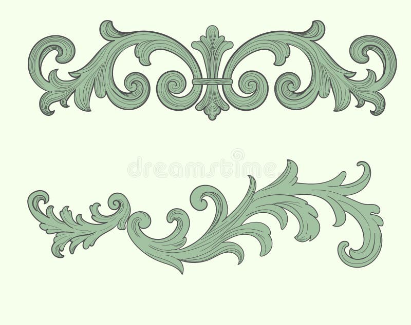 Vintage Flourish Ornaments Stock Illustrations – 17,656 Vintage ...