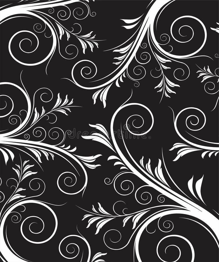 Vintage Flowers Seamless Pattern Cdr X6 Stock Vector - Illustration of ...