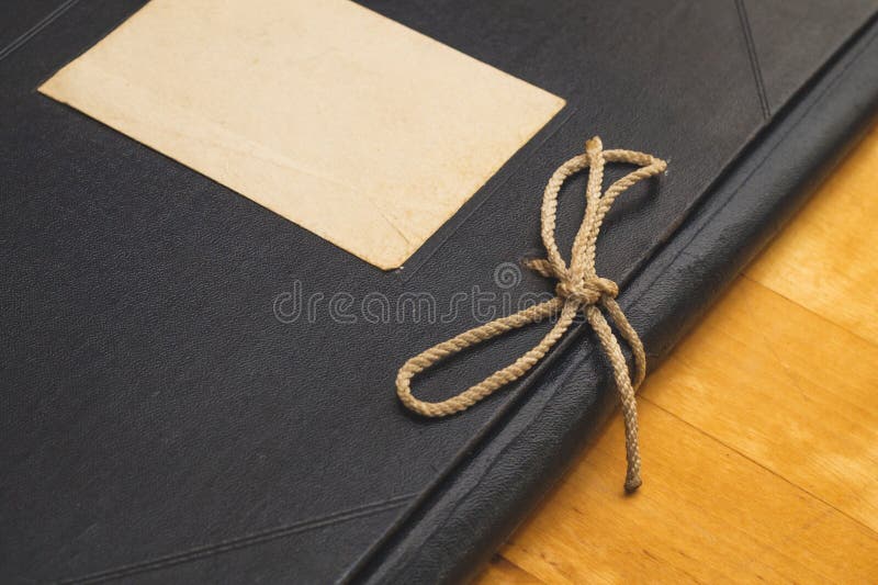 Vintage Folder for Paper with Blank Label. Old Folder for Documents ...