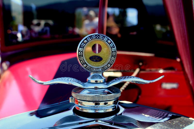 Vintage Ford Boyce MotoMeter Radiator Cap Editorial Stock Photo - Image ...