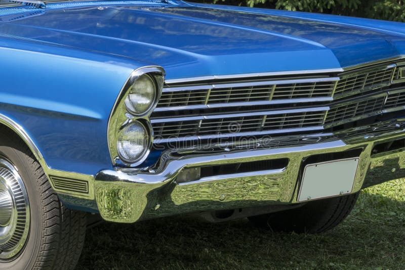 Vintage car front end stock photo. Image of plymouth - 49565466