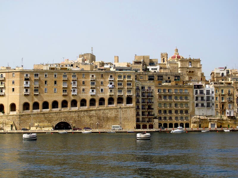 The Vintage Fortress in Valletta, Malta Editorial Photography - Image ...
