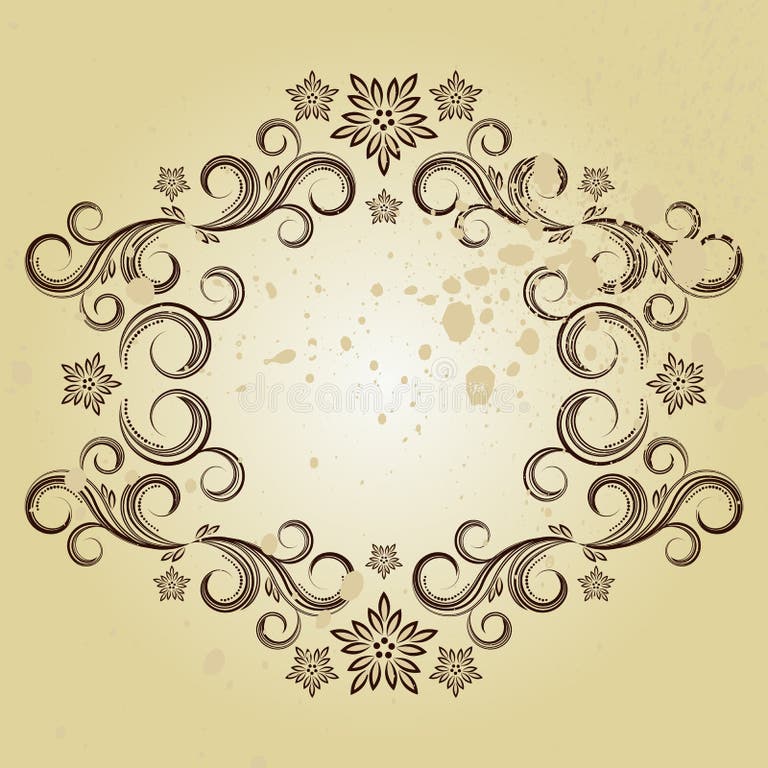 Vintage Rococo Frame Clipart Stock Illustrations – 763 Vintage Rococo ...