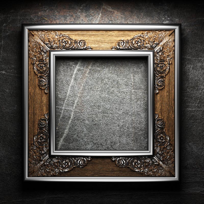 Vintage frame stock illustration. Illustration of glossy - 26674595