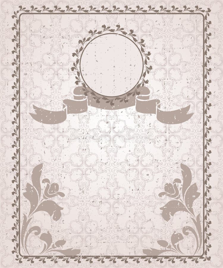 Vintage frame stock vector. Illustration of graphic, pattern - 29092145