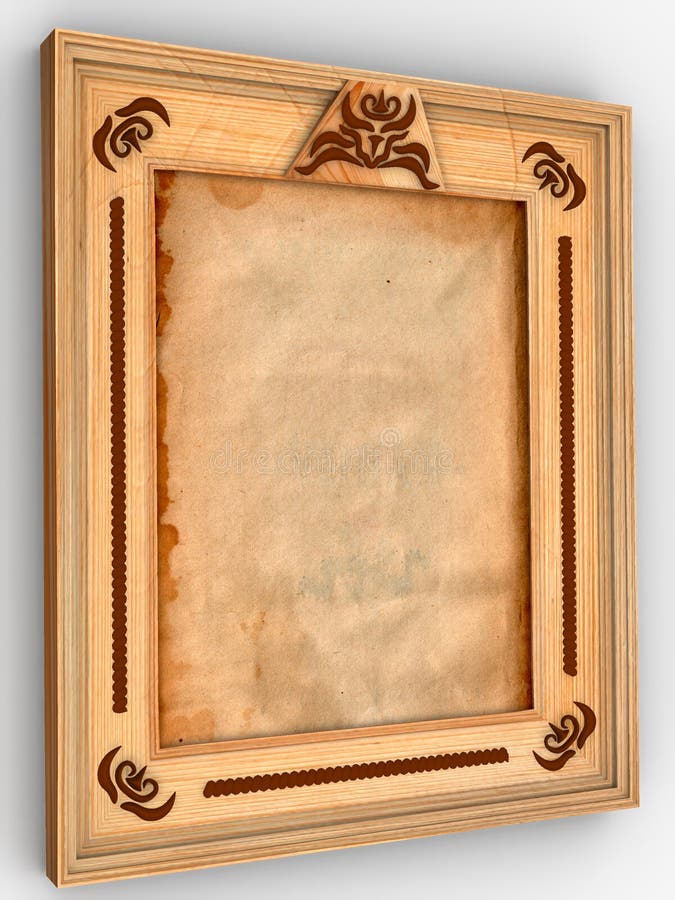 Vintage Frame stock photo. Image of deco, boards, gallery - 3989066