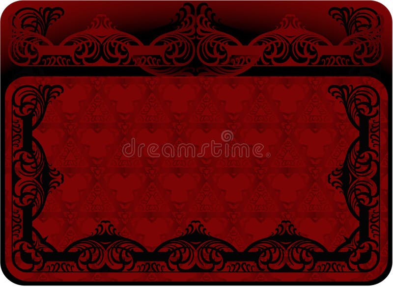 Vintage glamour frame stock vector. Illustration of emblem - 13063894