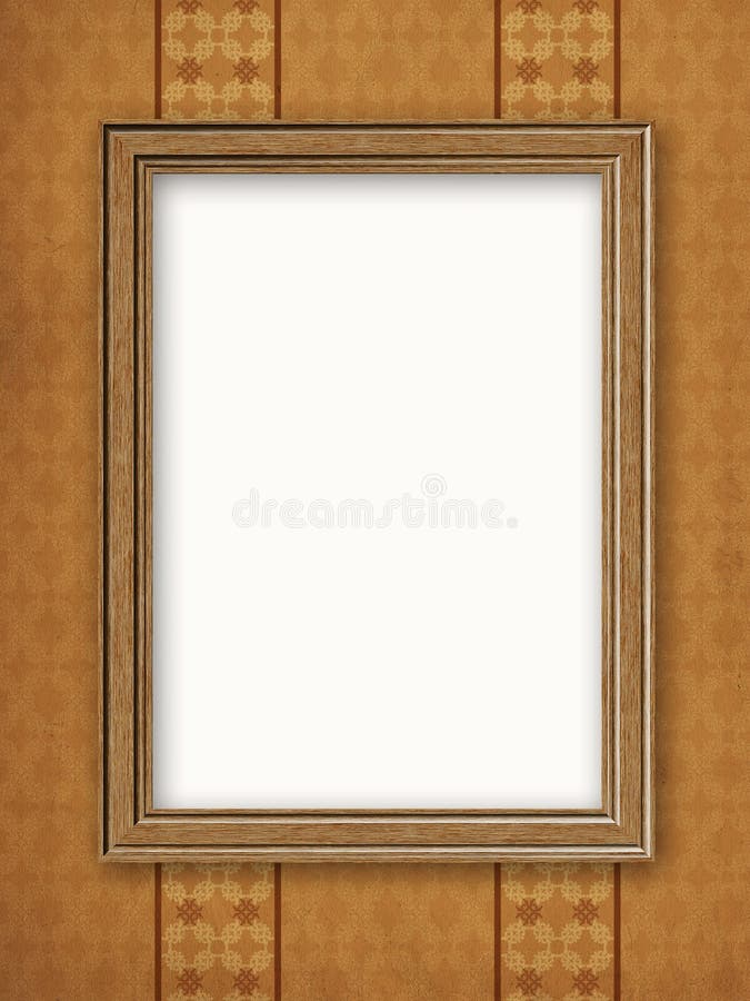Vintage frame background stock illustration. Illustration of border ...