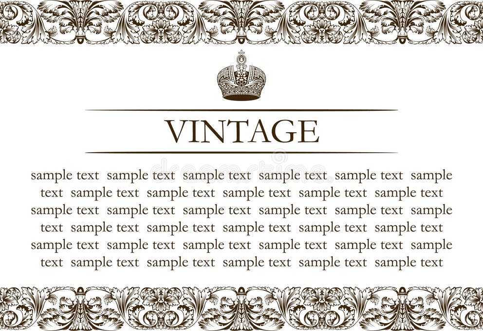 Vintage Header Line Stock Illustrations – 8,575 Vintage Header Line ...