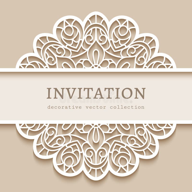 Lace Vintage Borders And Frames Paper Frame Lace Borders Stock