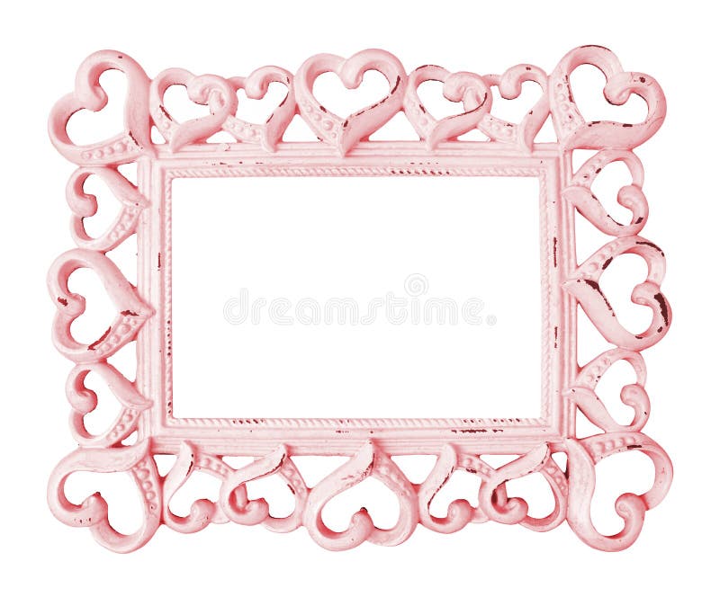 Vintage frame on white stock photo. Image of isolated - 107670408