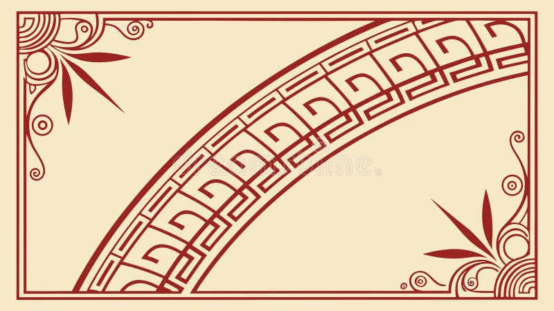 Greek Key Decorative Vintage Border Frames Stock Illustrations – 916 ...