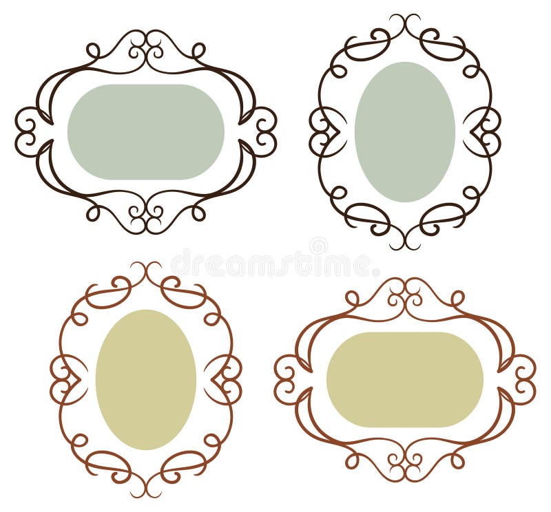 Simple Victorian Frame Vector