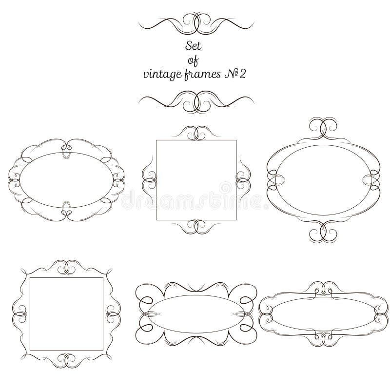 Vector Collection: Vintage Frames Stock Vector - Illustration of ... Vector Collection: Vintage Frames Stock Vector - Illustration of ...