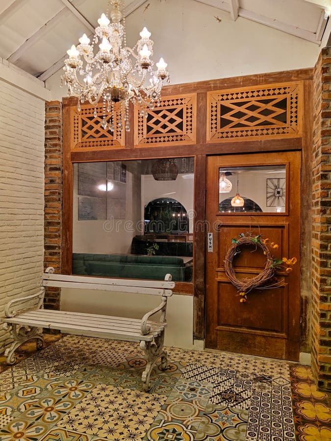 A Vintage Front Porch of the House Stock Image - Image of chair, house ...