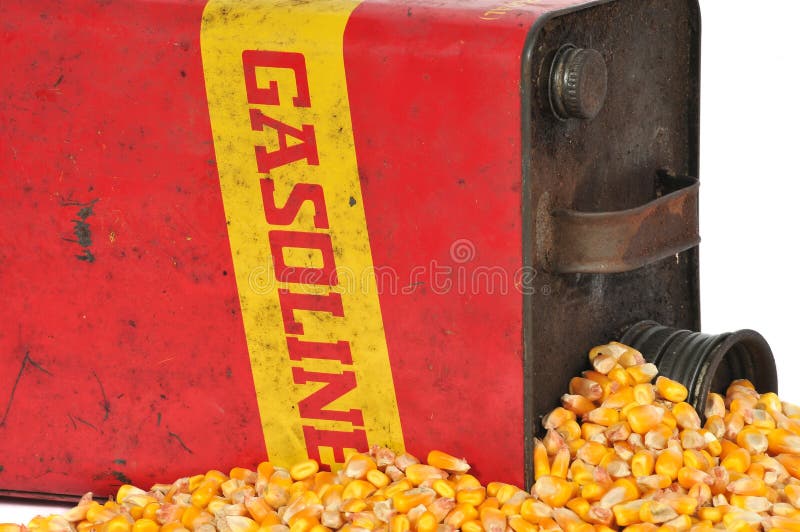 Vintage Fuel Container Gasoline or Corn Ethanol Stock Photo - Image of ...