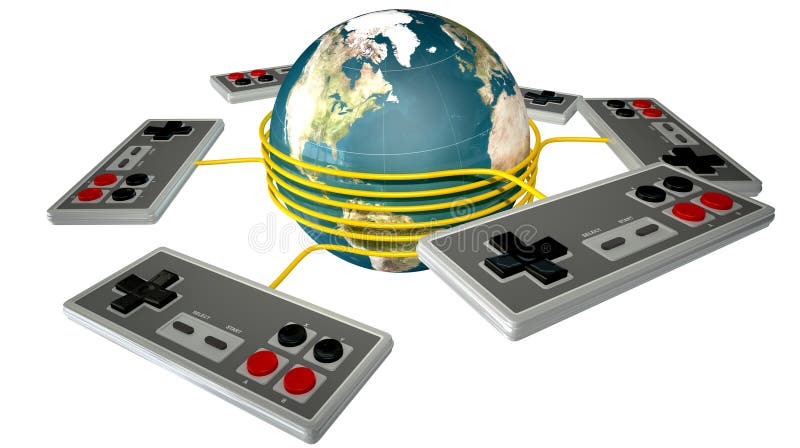 Gaming Controllers Stock Illustrations – 877 Gaming Controllers Stock ...