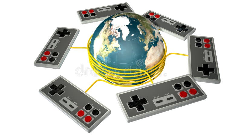 Gaming Controllers Stock Illustrations – 877 Gaming Controllers Stock ...