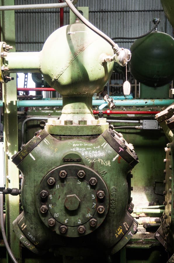 Natural Gas Compressor Suction Control Valve Stock Photo - Image of ...