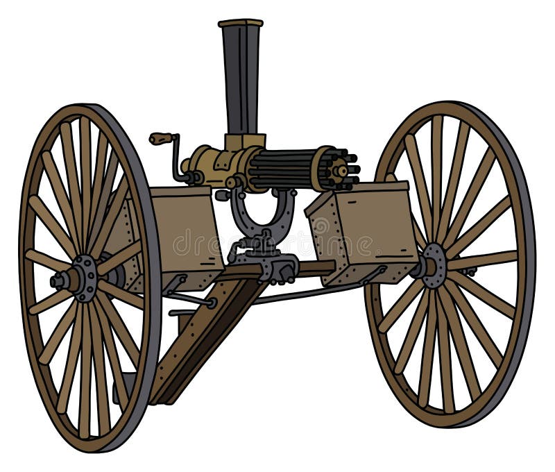Gatling Gun Stock Illustrations – 94 Gatling Gun Stock Illustrations ...