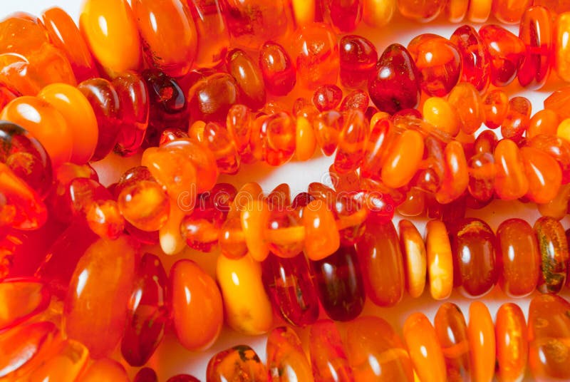 Vintage Genuine Baltic Amber Beads Stock Photo - Image of brown, gift ...