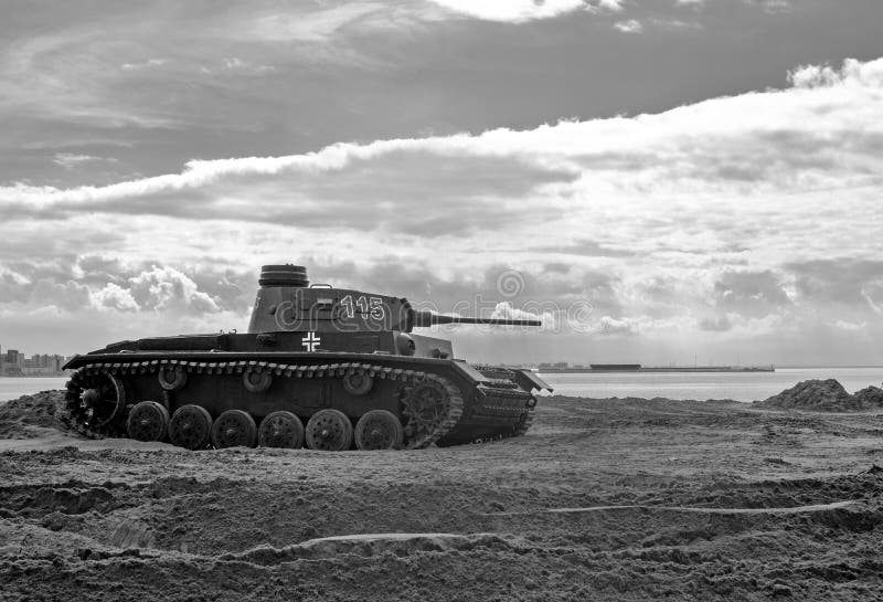 Medium Battle Tank PANZER(German Stock Image - Image of cannon, army ...