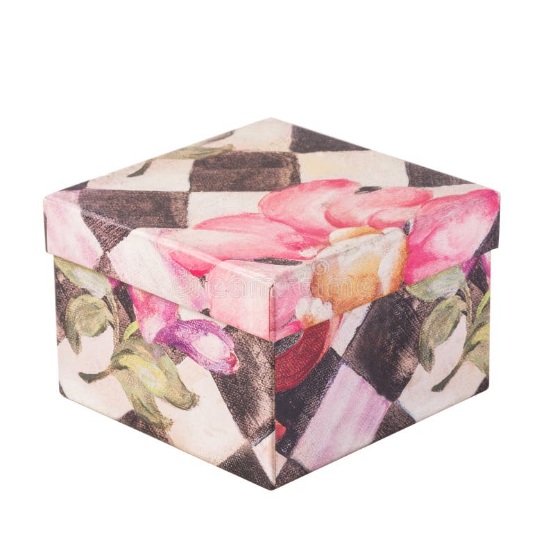 Vintage Gift box stock image. Image of season, purple - 59132311