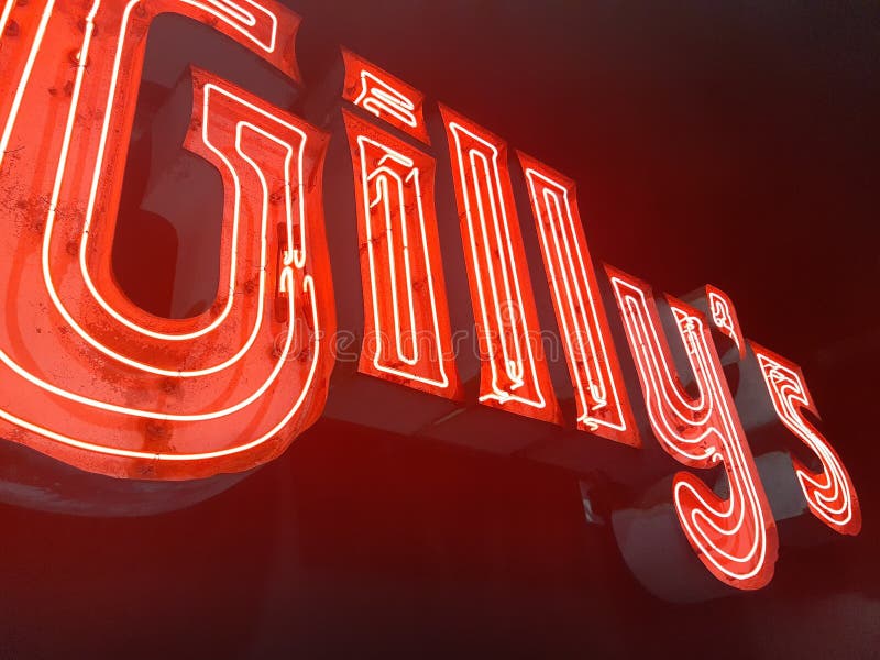 Vintage Gilly& X27;s Sign Dayton Ohio 2 Editorial Photo - Image of ...