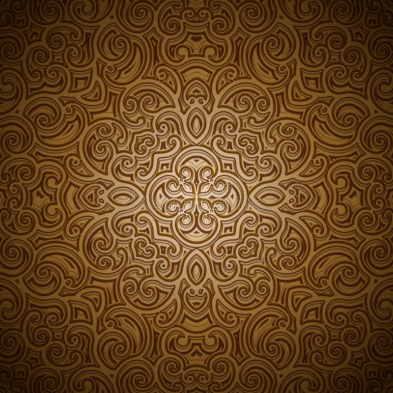 Vintage Gold Pattern Stock Illustrations – 278,699 Vintage Gold Pattern ...