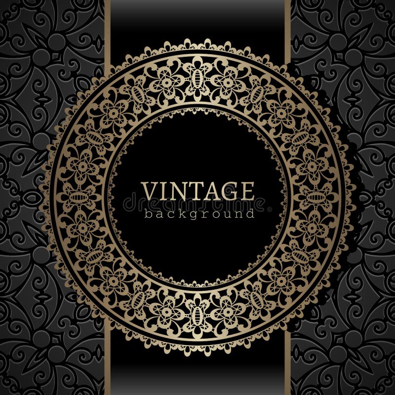 Abstract Gold Circle Ornamental Frame Stock Illustrations – 5,790 ...