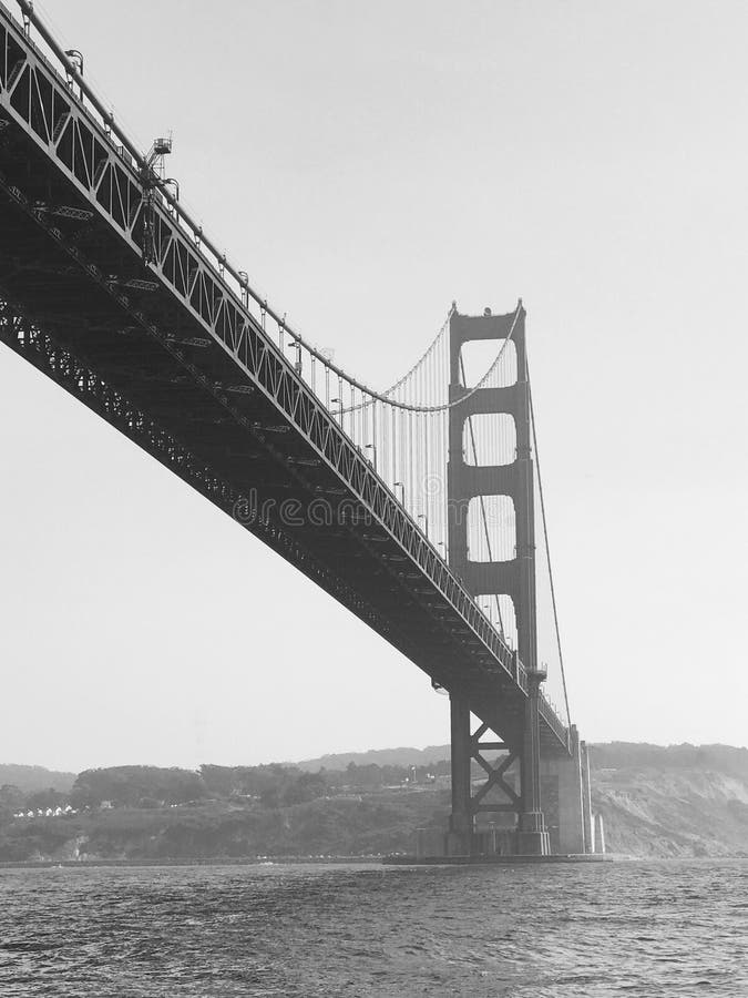Vintage Golden Gate Bridge stock image. Image of golden - 100308675