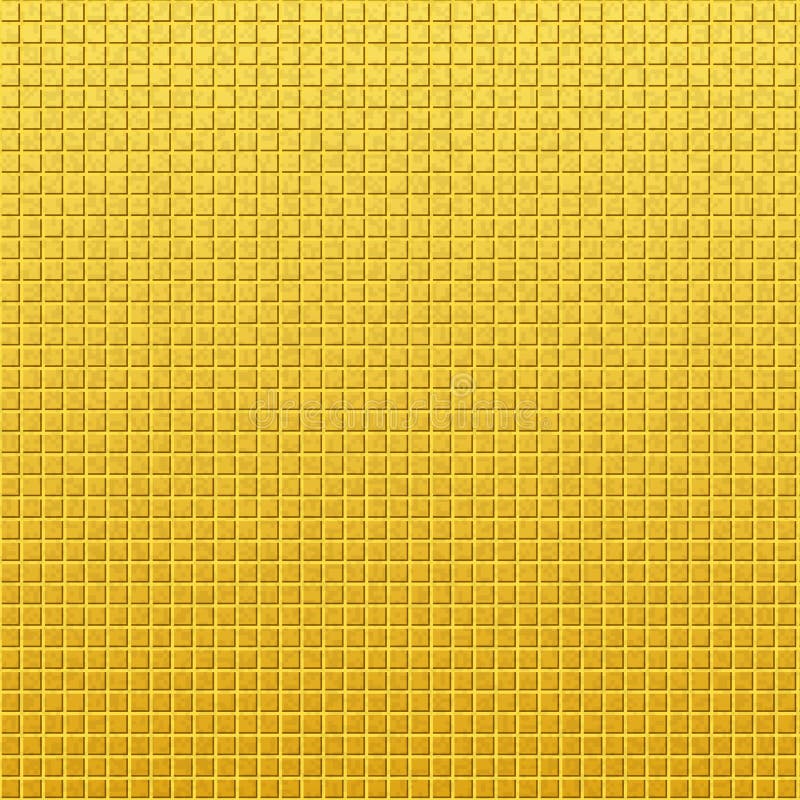 Vintage Golden Pattern of Squares Stock Vector - Illustration of ...