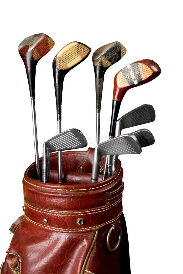 Vintage Golf clubs stock image. Image of sunlit, competition - 3358387