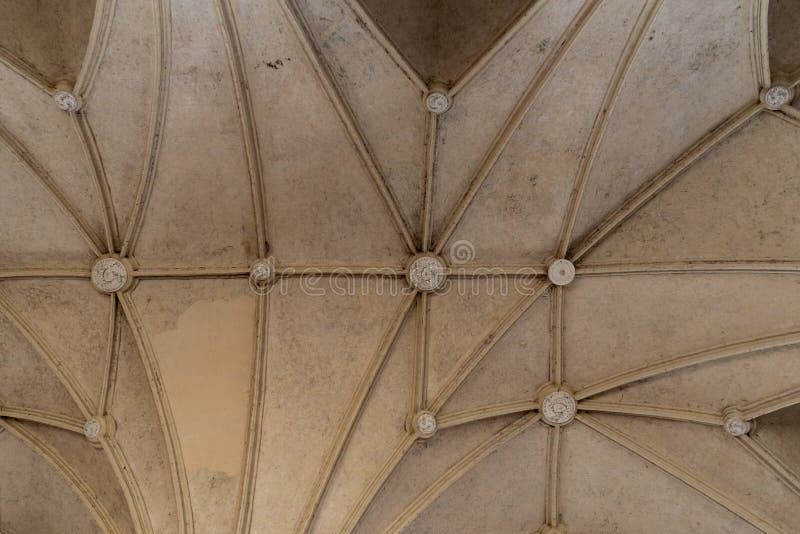 Vintage Gothic Pattern Texture of Interior Ceilings Stock Image - Image ...