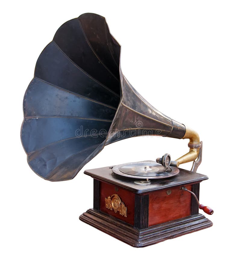 Vintage gramophone stock photo. Image of entertainment - 16384248