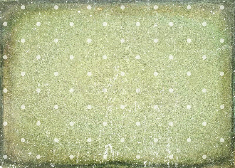 Vintage green polka dot stock image. Image of crumpled - 265580469