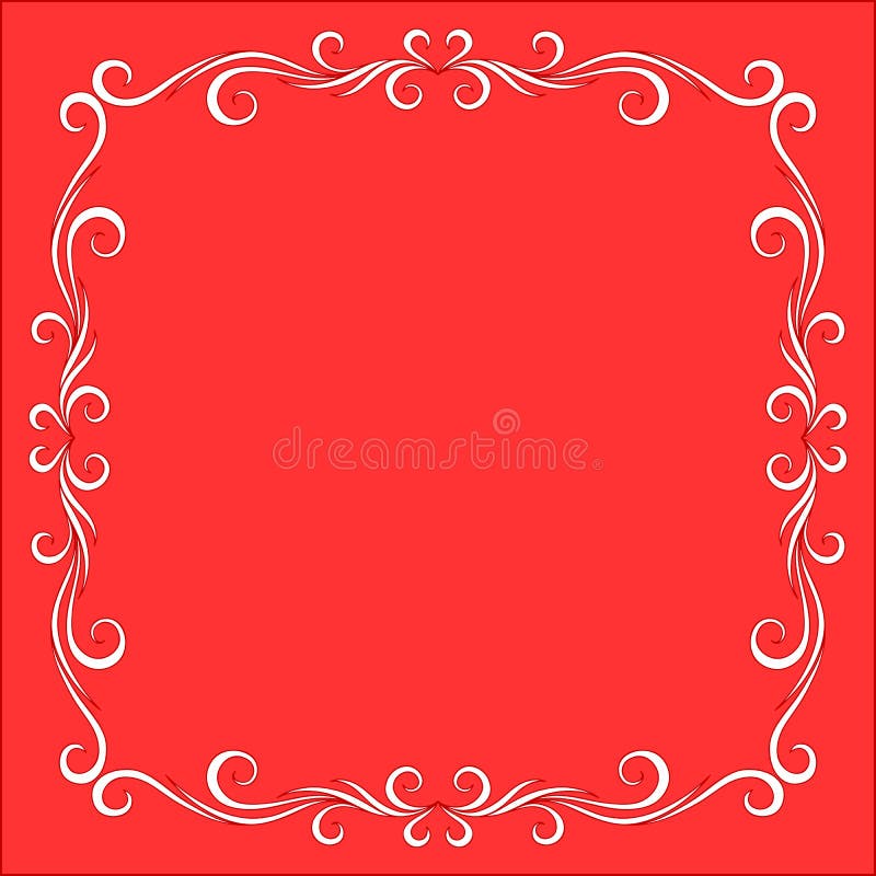 Vintage Greeting Card Frame Design Stock Vector - Illustration of ...