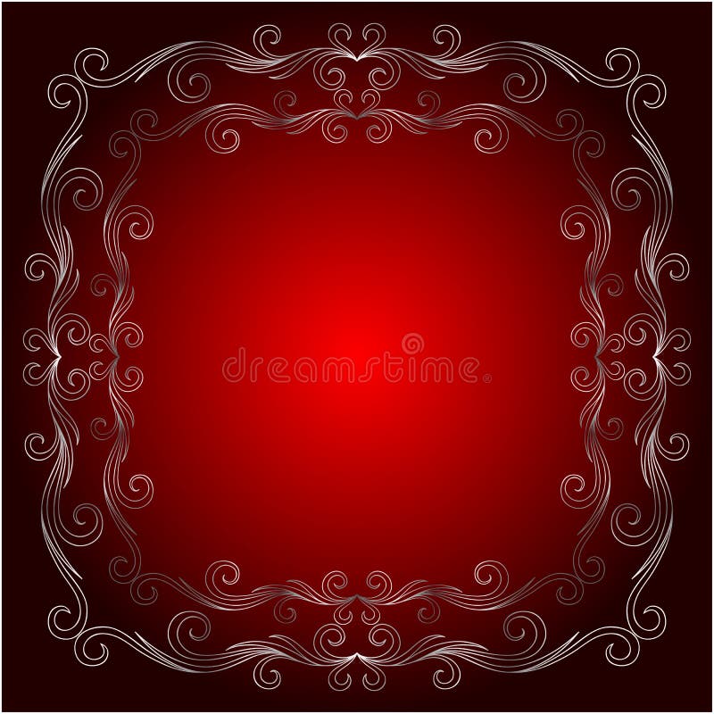 Vintage Greeting Card Frame Design Stock Vector - Illustration of ...