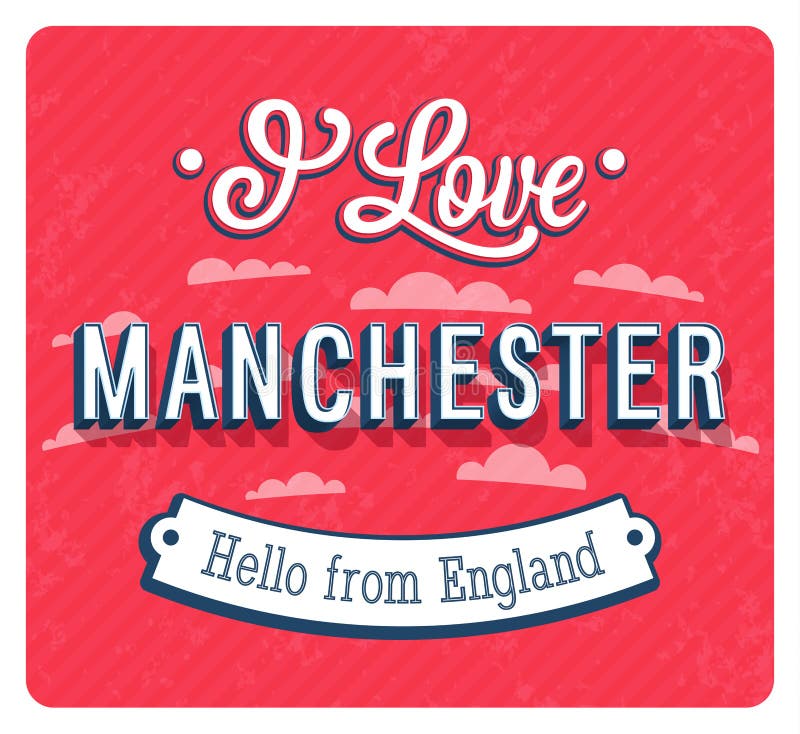 Manchester Lettering Stock Illustrations – 80 Manchester Lettering ...