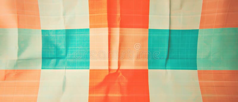 Vintage Grid Paper Background with Retro Banner for Creative Projects ...