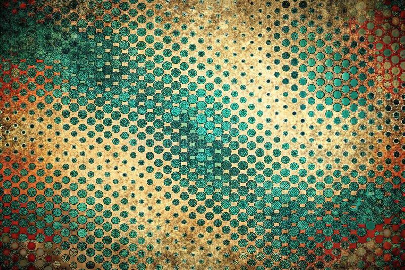 Vintage Grunge Halftone Dot Pattern a Distressed Abstract Background ...