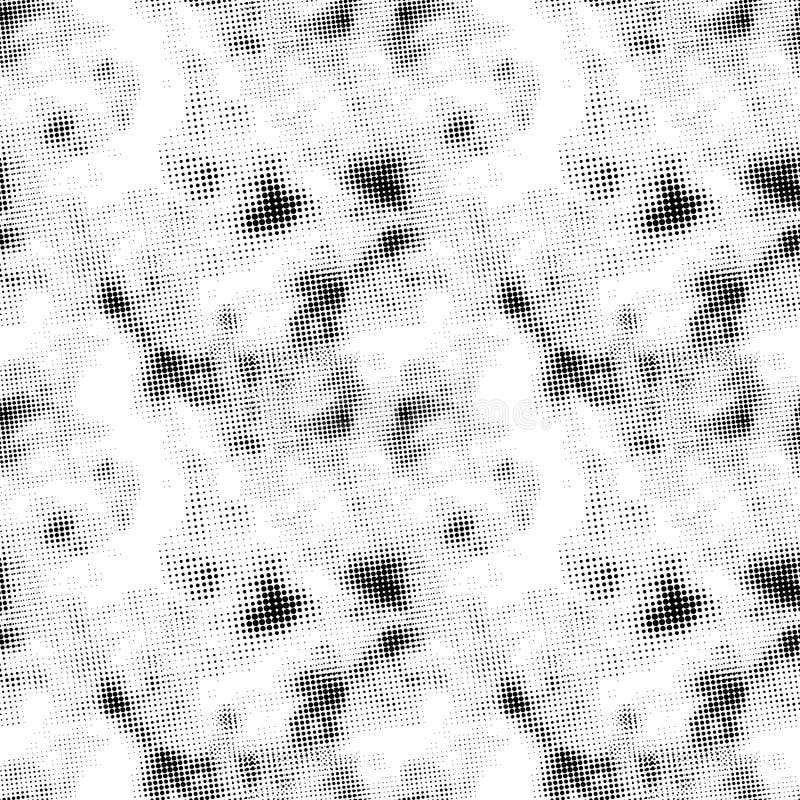 Vintage Grunge Halftone Ink Print, Seamless Pattern Stock Vector ...