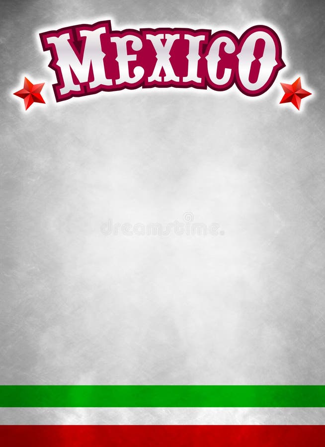 Vintage Grunge Mexico Poster - Background Stock Illustration ...