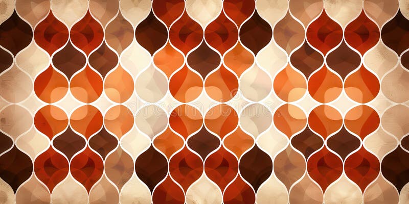 Vintage Grunge Pattern with Teardrop Shapes Stock Illustration ...