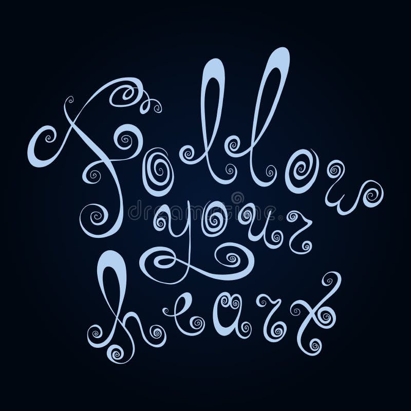 Hand Drawn Lettering Poster Stock Vector - Illustration of banner ...