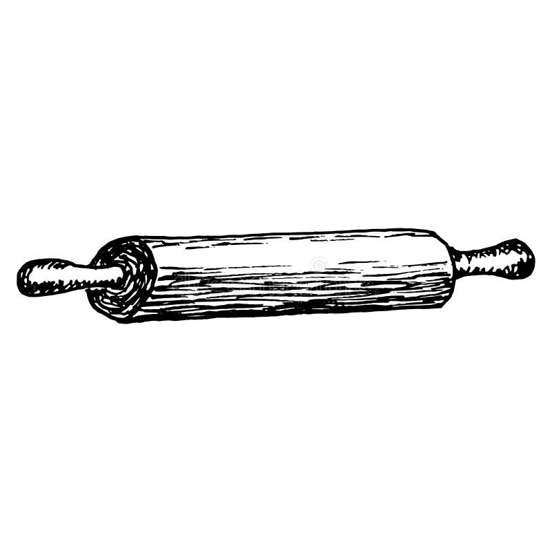 Rolling Pin Clipart Black And White at Betty Kennedy blog
