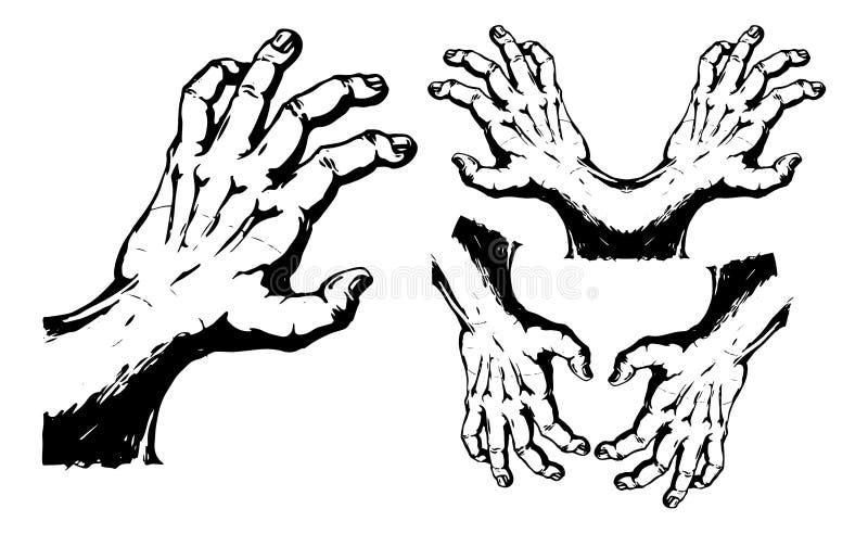 Vintage hands stock vector. Illustration of grip, sketch - 84253758